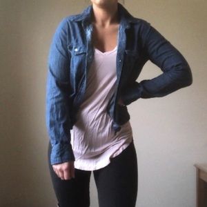 Universal Thread | Tops | Universal Thread Button Down Denim Shirt ...